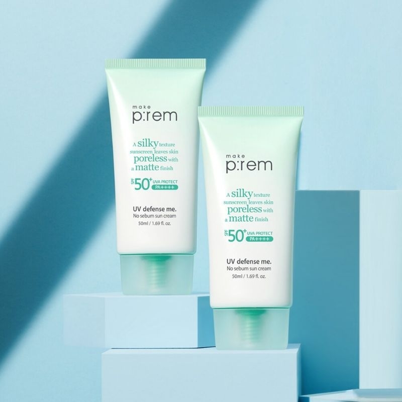 Jual Make P:rem UV Defense Me No Sebum Sun Cream SPF 50+PA++++ 40mL ...