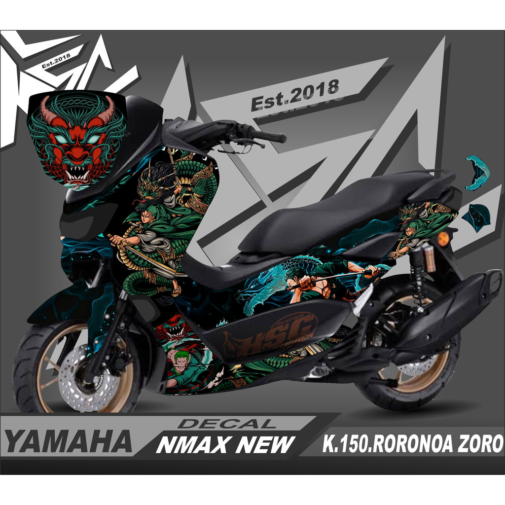 Jual KSC - Decal Stiker FullBody FullSet Visor Motor Yamaha Nmax New ...
