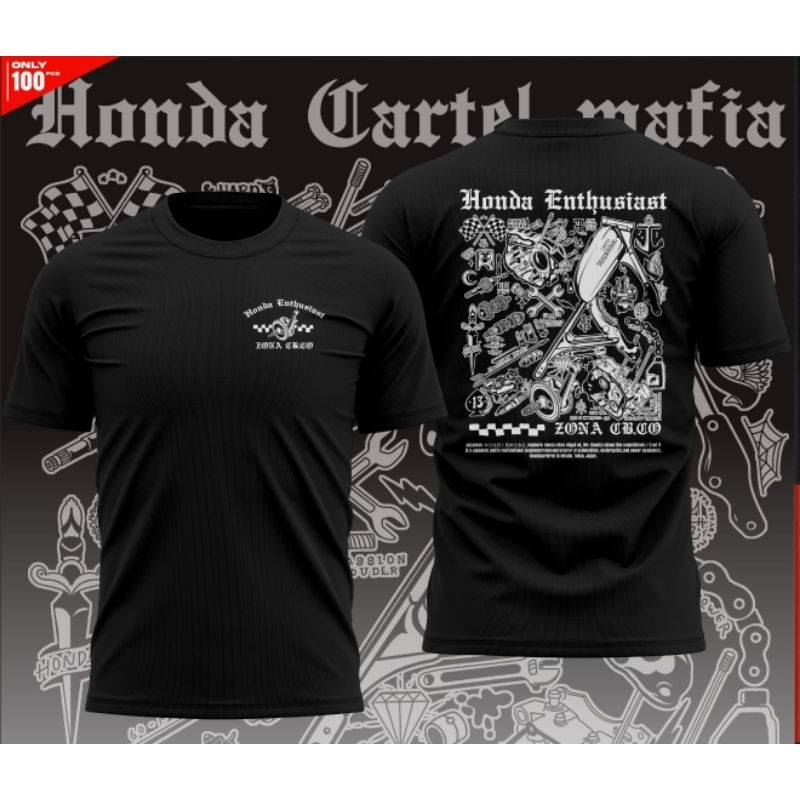 Jual kaos zonacb original honda enthusiast / kaos acara cb diy / kaos ...