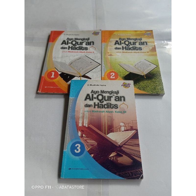 Jual BUKU AYO MENGKAJI AL QUR'AN DAN HADITS MA KLS X XI XII K13 A MUSTHOFA HADNA | Shopee Indonesia