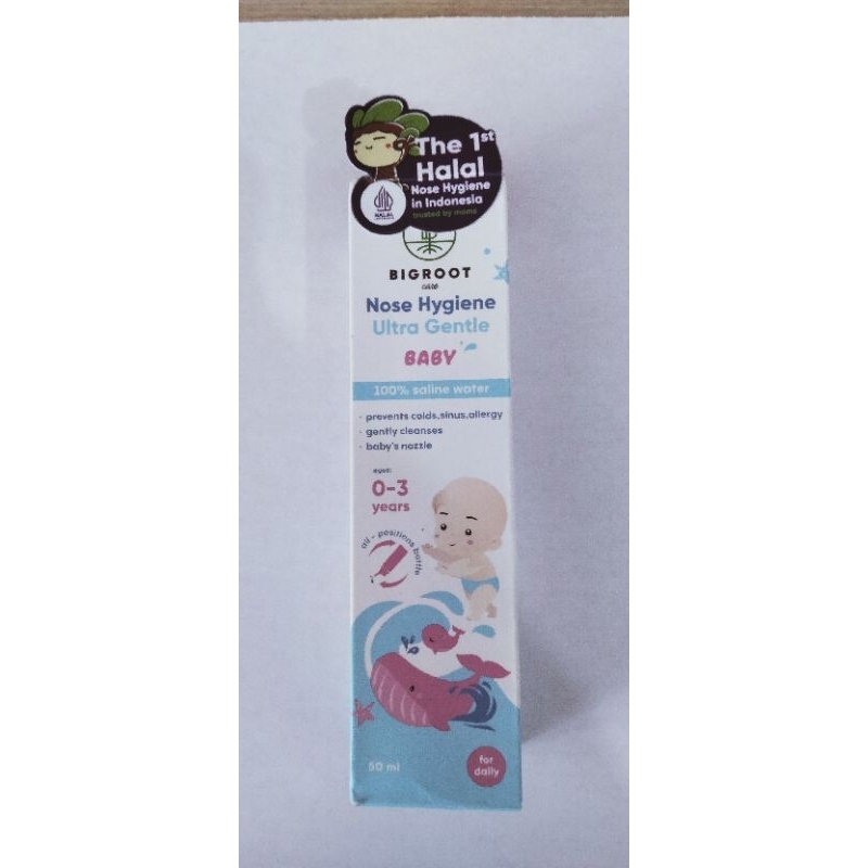 Jual Bigroot Nose Hygiene Ultra Gentle Baby 50 ml | Shopee Indonesia