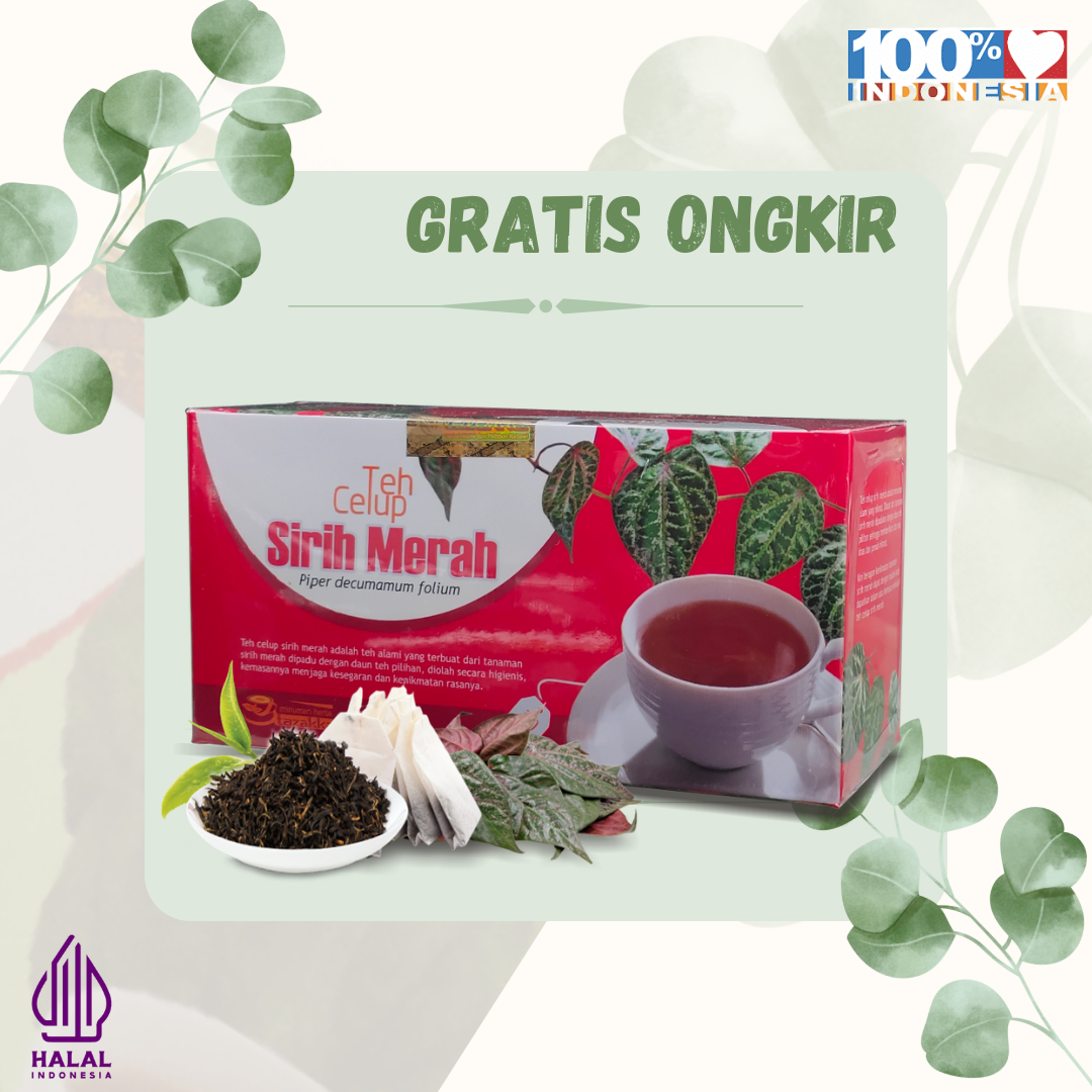 Jual Teh Celup Herbal Daun Sirih Merah Tazakka Original Minuman ...