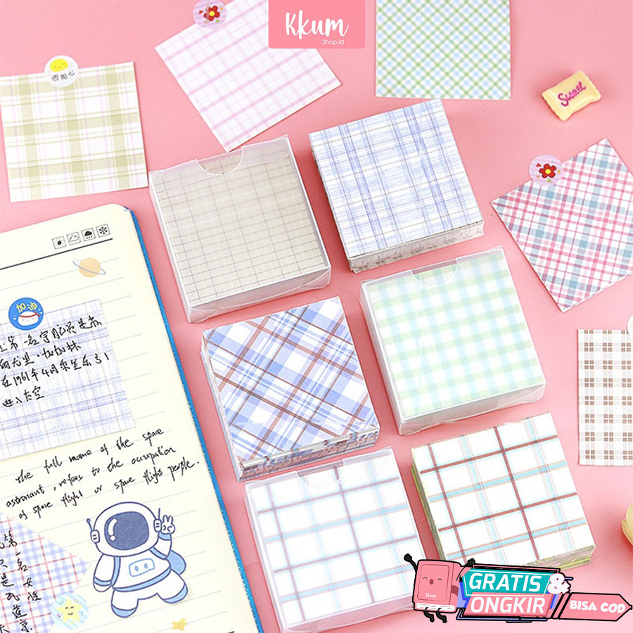 Jual 200 lembar Notes set aesthetic/ Memo pad/ notepad cute | Shopee ...