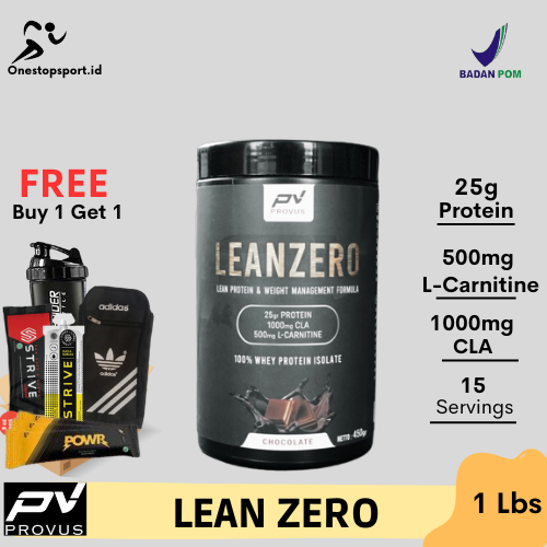 Jual Provus Lean Zero Whey Protein Isolate + Fat Burner 1 Lbs | Shopee ...