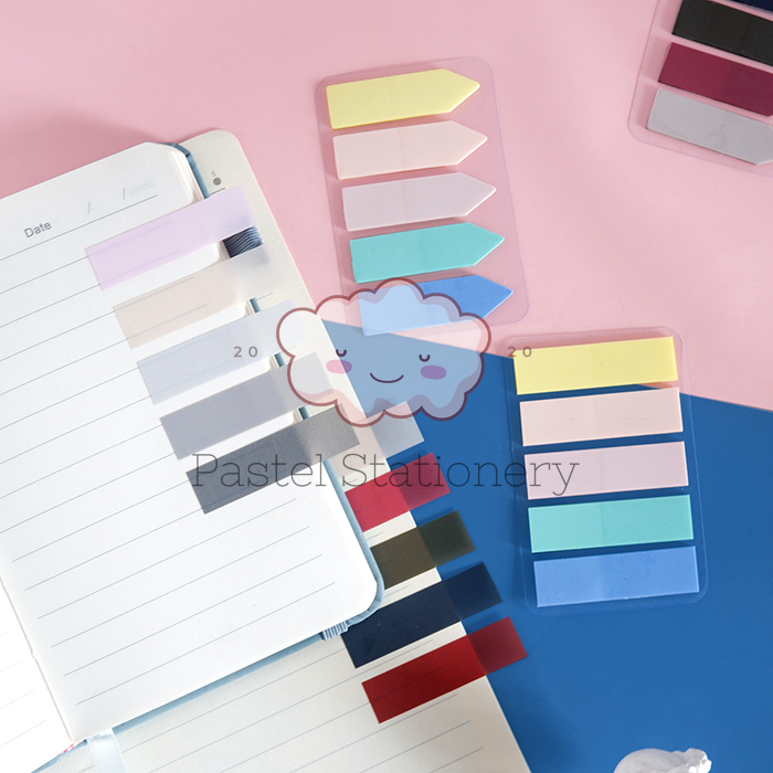 Jual Memo Sticky Notes Panmomo Color Stick Index Page Markers Penanda ...