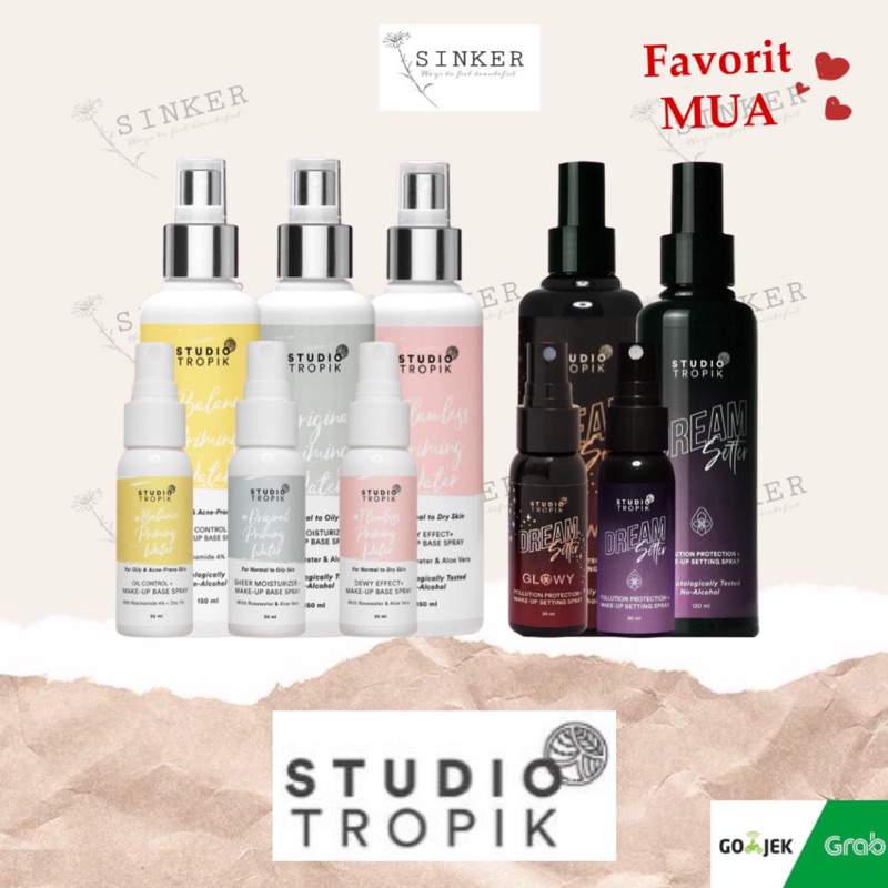 Jual Studio Tropik Priming Water Make Up Base Spray Dream Setter Glowy ...