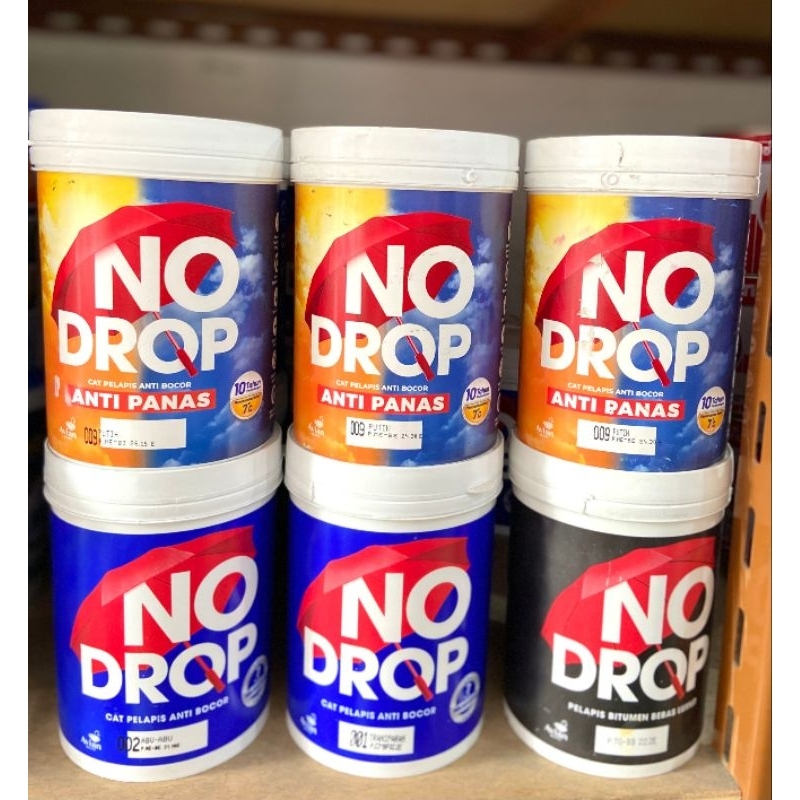 Jual NO DROP ANTI PANAS 1 KG CAT PELAPIS ANTI BOCOR TAHAN CUACA PANAS / NO DROP CAT TEMBOK ANTI ...