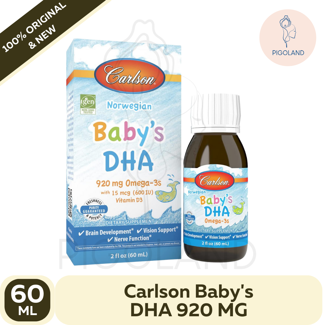 Jual Carlson Baby's DHA 920 Mg Omega Suplemen Anak Omega Brain 60 ml ...