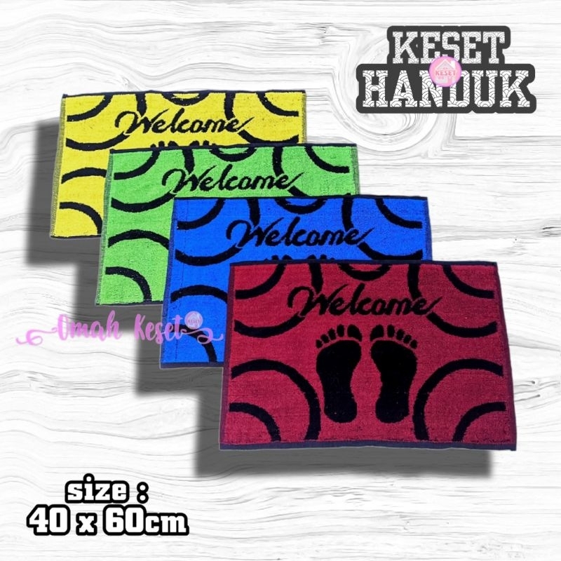 Jual Keset Handuk/Keset Kaki/Keset Kamar Mandi 40x60cm | Shopee Indonesia