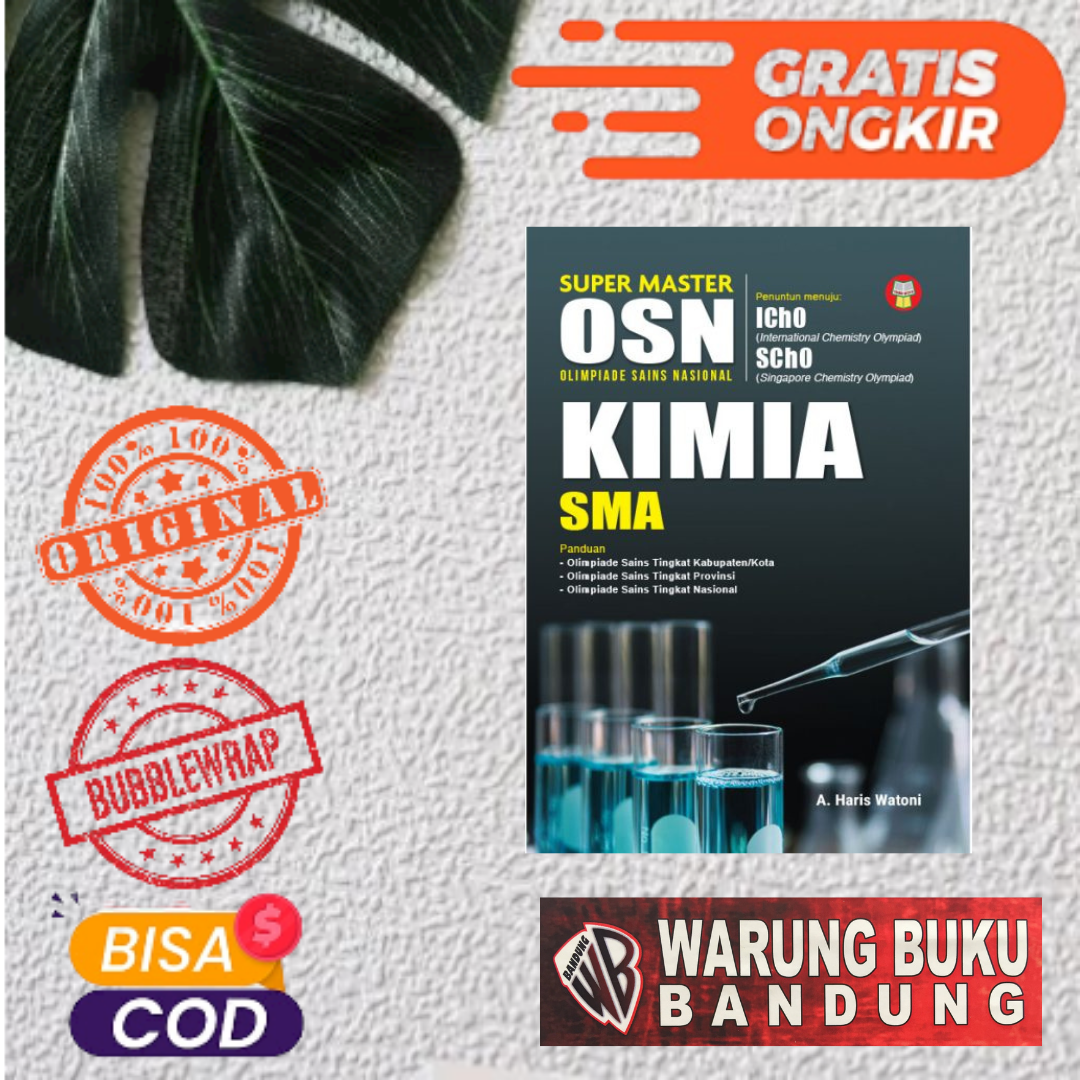 Jual BUKU SUPER MASTER OSN (OLIMPIADE SAINS NASIONAL) KIMIA SMA EDISI BARU - A. HARIS WATONI ...