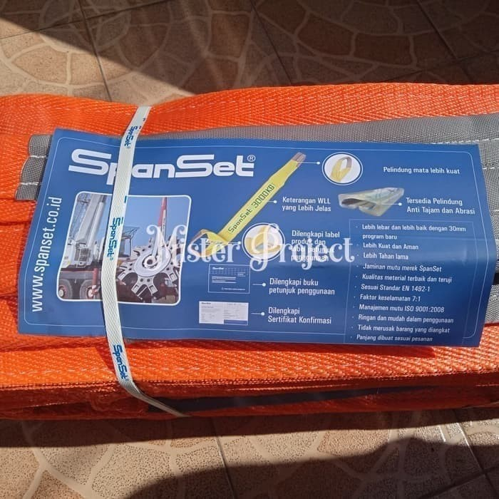 Jual Webbing Sling Spanset 16 Ton x 12m Webing Seling Kain Proyek Spanset | Shopee Indonesia