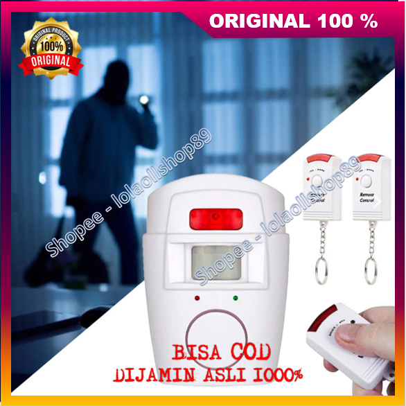 Jual Detector Infrared Pir Alarm Rumah Anti Maling Detektor Sensor