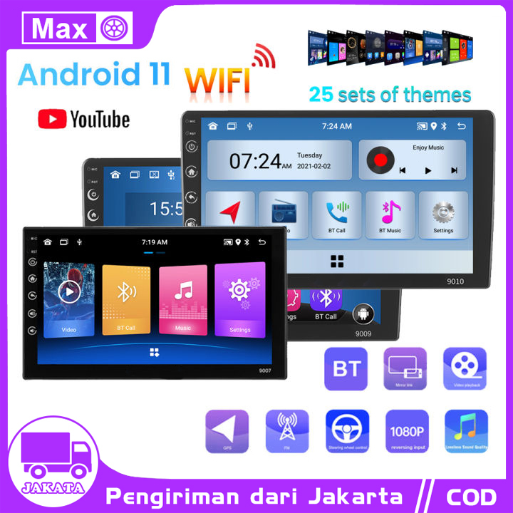 Jual 7/9/10Inch Android 10 Radio Stereo Mobil 2 +32 GB ROM Bluetooth ...