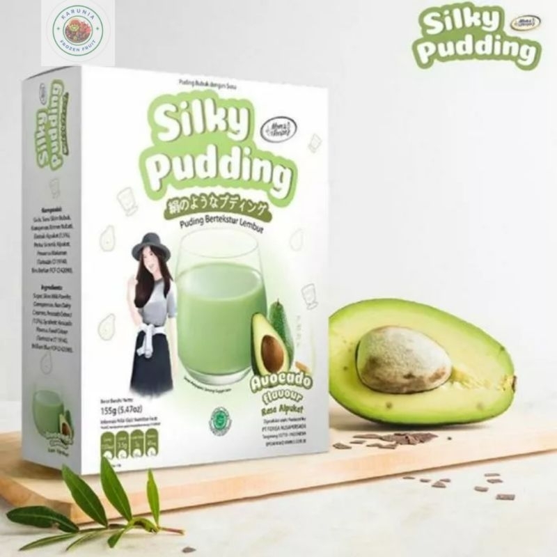 Jual SILKY PUDDING FORISA 155GR/ RASA AVOCADO / RASA ALPUKAT/ PUDDING ...
