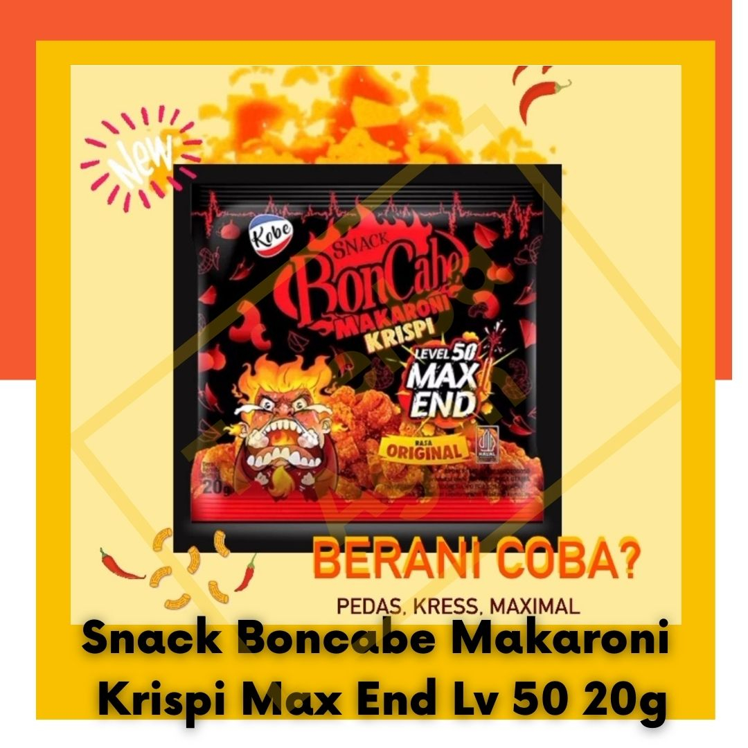 Jual Kobe Snack Boncabe Makaroni Krispi Lv 50 Max End Rasa original 20g ...