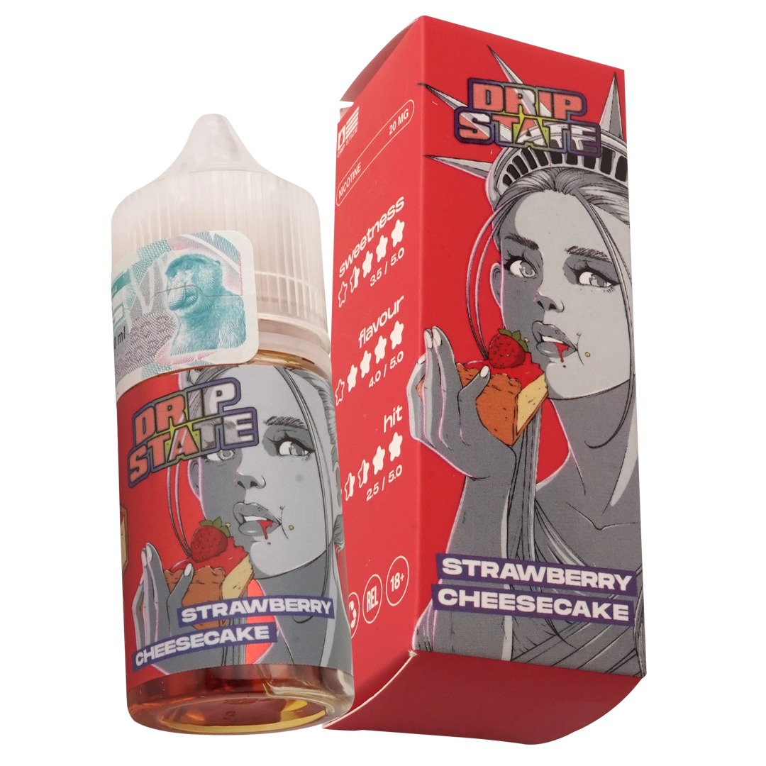 Jual Liquid Vape Drip State Saltnic Strawberry Cheese 30ML By Dripstate ...