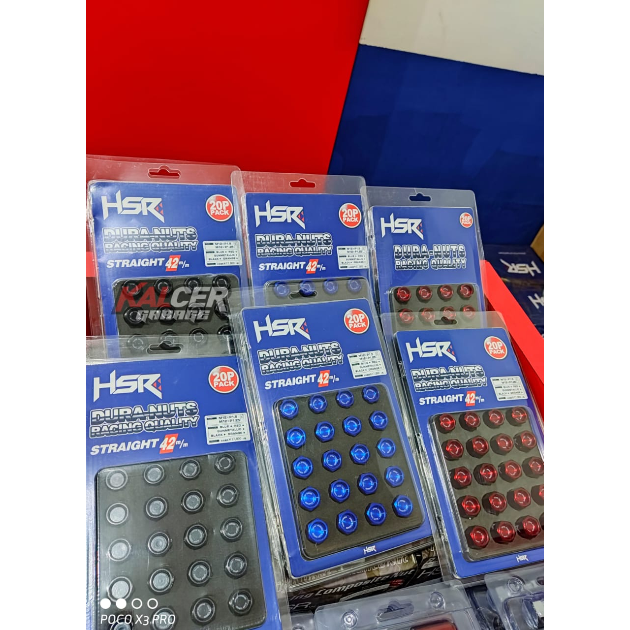 Jual BAUT RACING MOBIL MERK HSR BAHAN BAJA ISI 24PCS (TERMASUK BAUT ...