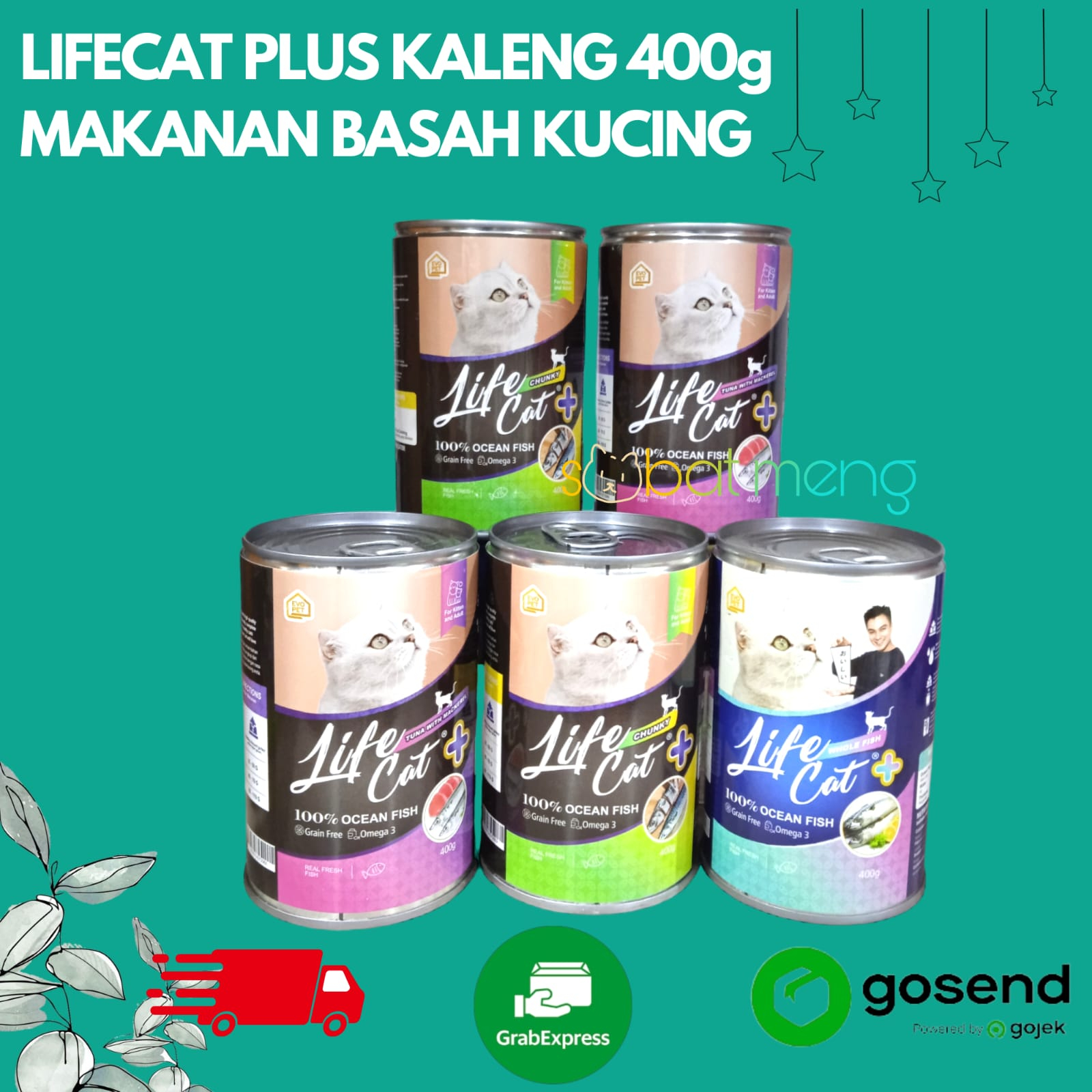 Jual LIFECAT PLUS KALENG 400g | LIFE CAT PLUS | MAKANAN BASAH LIFECAT ...