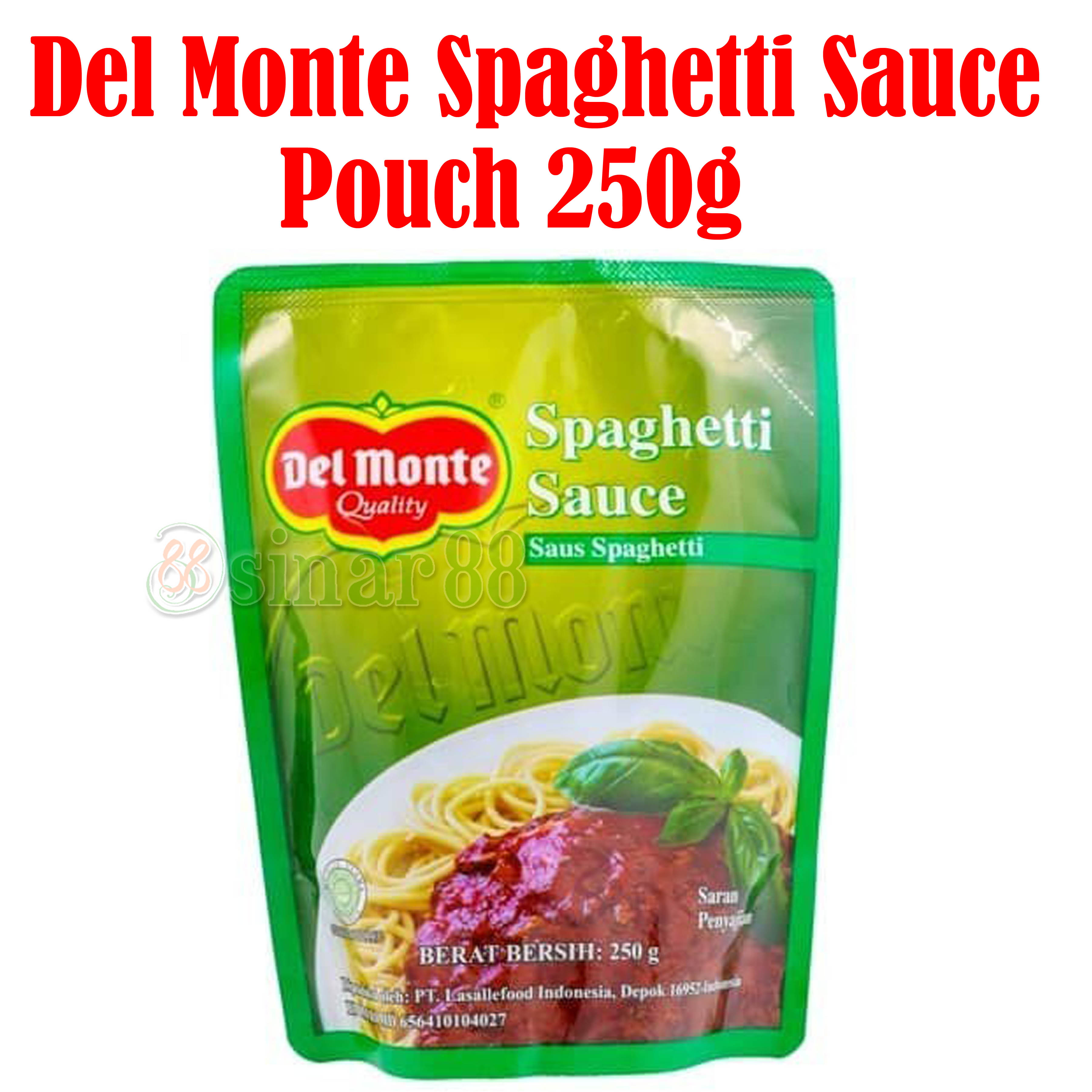 Jual Del Monte Spaghetti Sauce Pouch 250gr | Shopee Indonesia