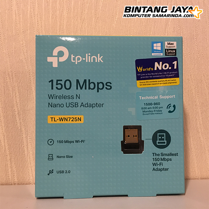 Jual TP-LINK TL-WN725N 150Mbps Wireless N NANO USB Adapter | Shopee ...