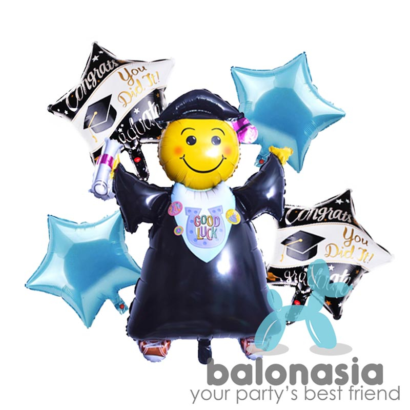Jual Balonasia Balon Graduation / Wisuda Set | Shopee Indonesia