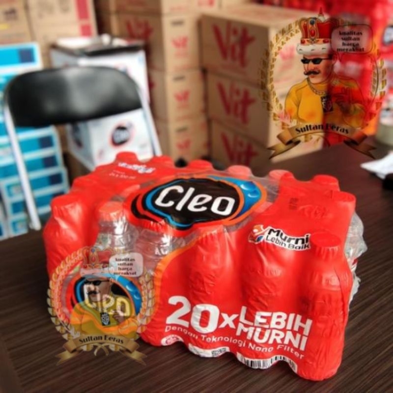 Jual Air Mineral Cleo Botol 220ml | Shopee Indonesia