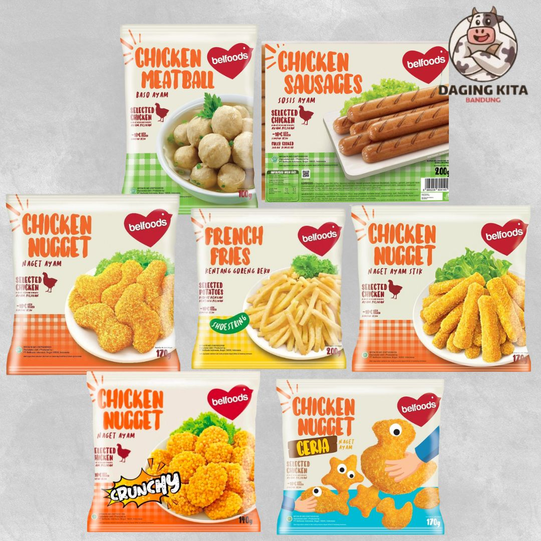 Jual BELFOODS VARIAN (NUGGET,BAKSO,AYAM) RP 10.000 | Shopee Indonesia
