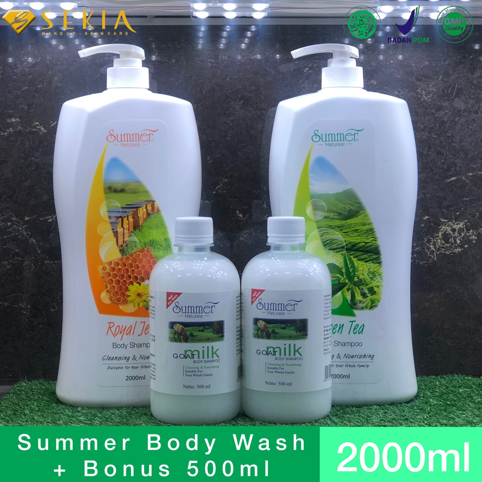 Jual Summer Naturale Body Shampoo / Sabun Mandi cair / Body Wash ...