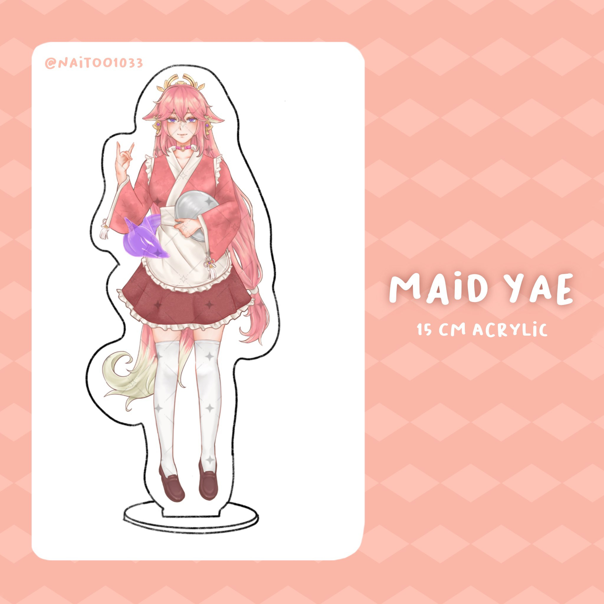 Jual Maid Yae Miko Genshin Impact Standee | Shopee Indonesia