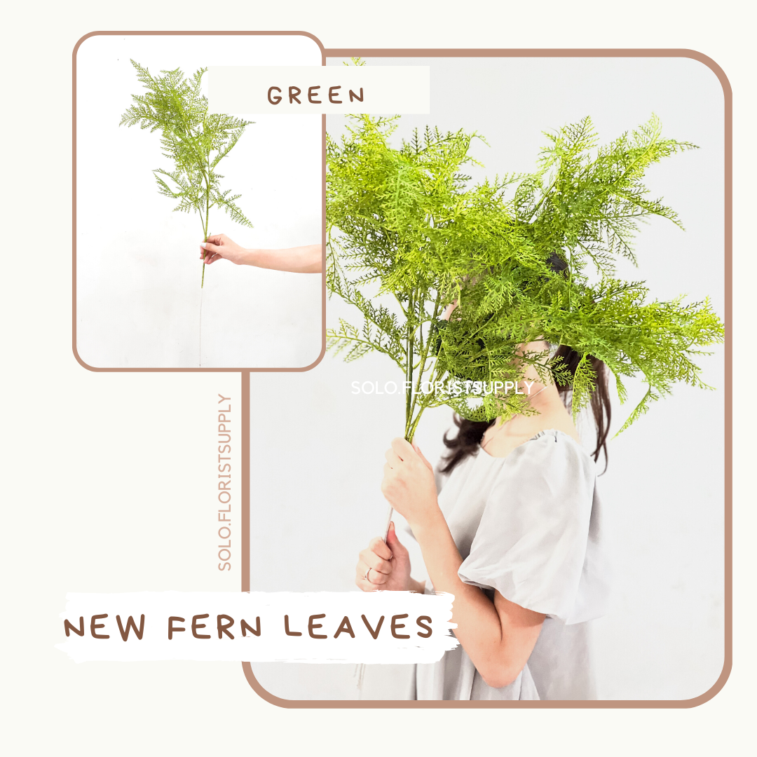 Jual NEW FERN LEAVES HANGING GRASS DAUN JUNTAI Daun Misty X5 Artifisial ...