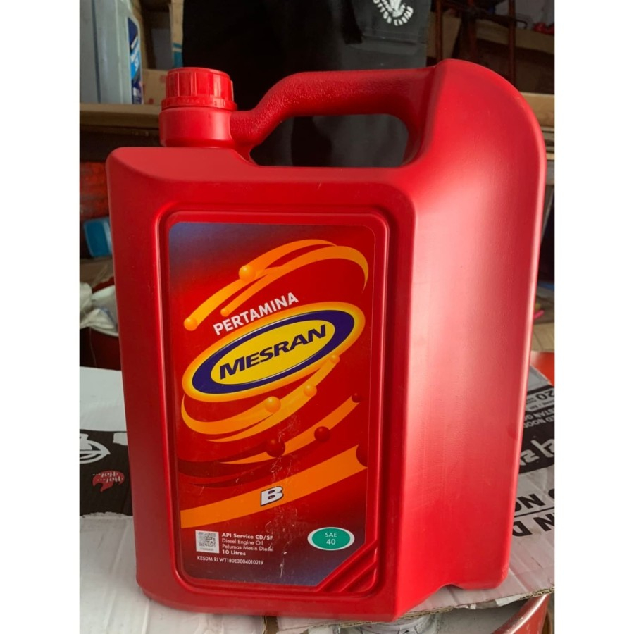 Jual Oli Pertamina Mesran B 40 Galon 10 Liter | Shopee Indonesia