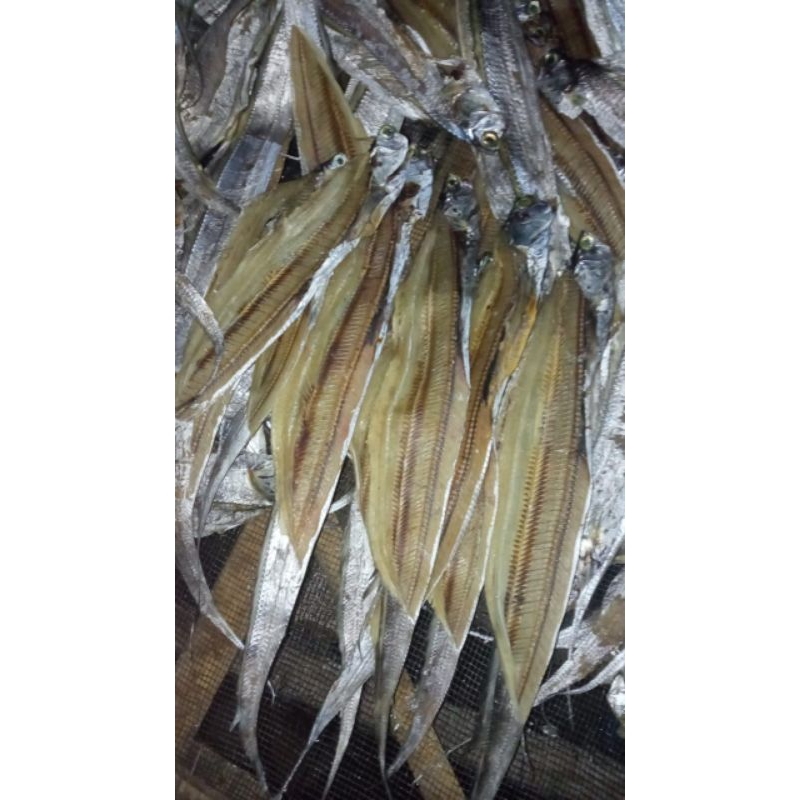Jual ikan layur kering 1 kg 1000 gram ukuran besar fresh enak tanpa ...