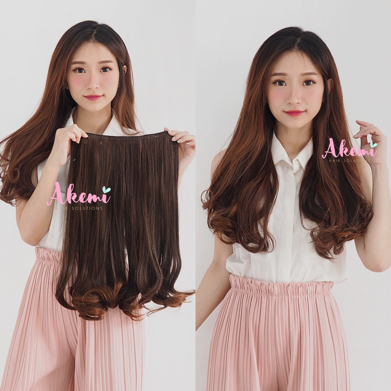 Jual HAIRCLIP AKEMI BIGLAYER - LURUS BLOW 50cm [ rambut palsu wanita ...