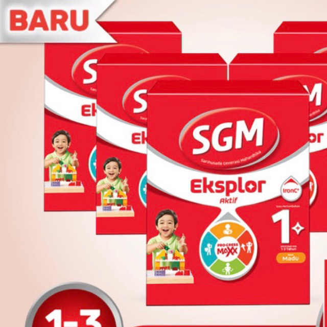 Jual Paket isi 10- SGM Eksplor 1 Plus Susu Pertumbuhan 1-3 Thn Vanila 900g | Shopee Indonesia