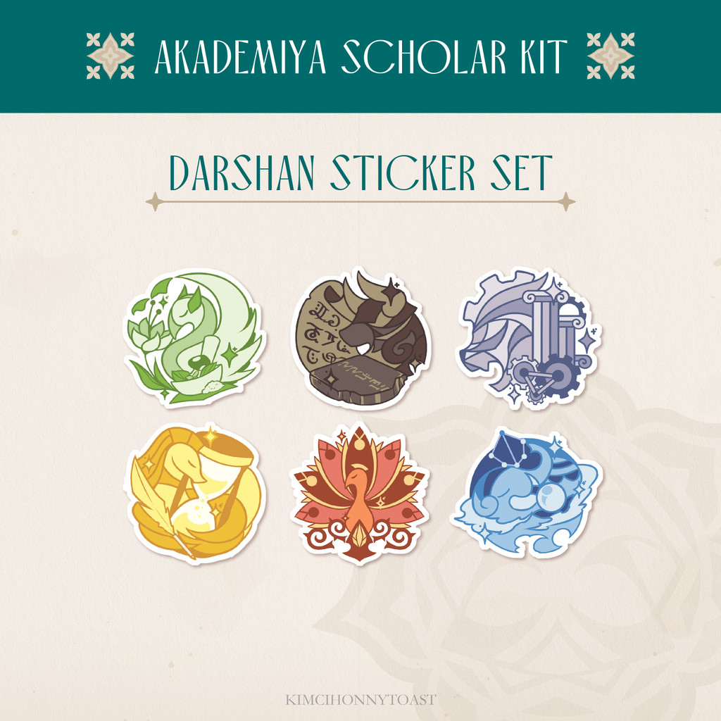Jual Akademiya Scholar Kit - Darshan Sticker | Shopee Indonesia