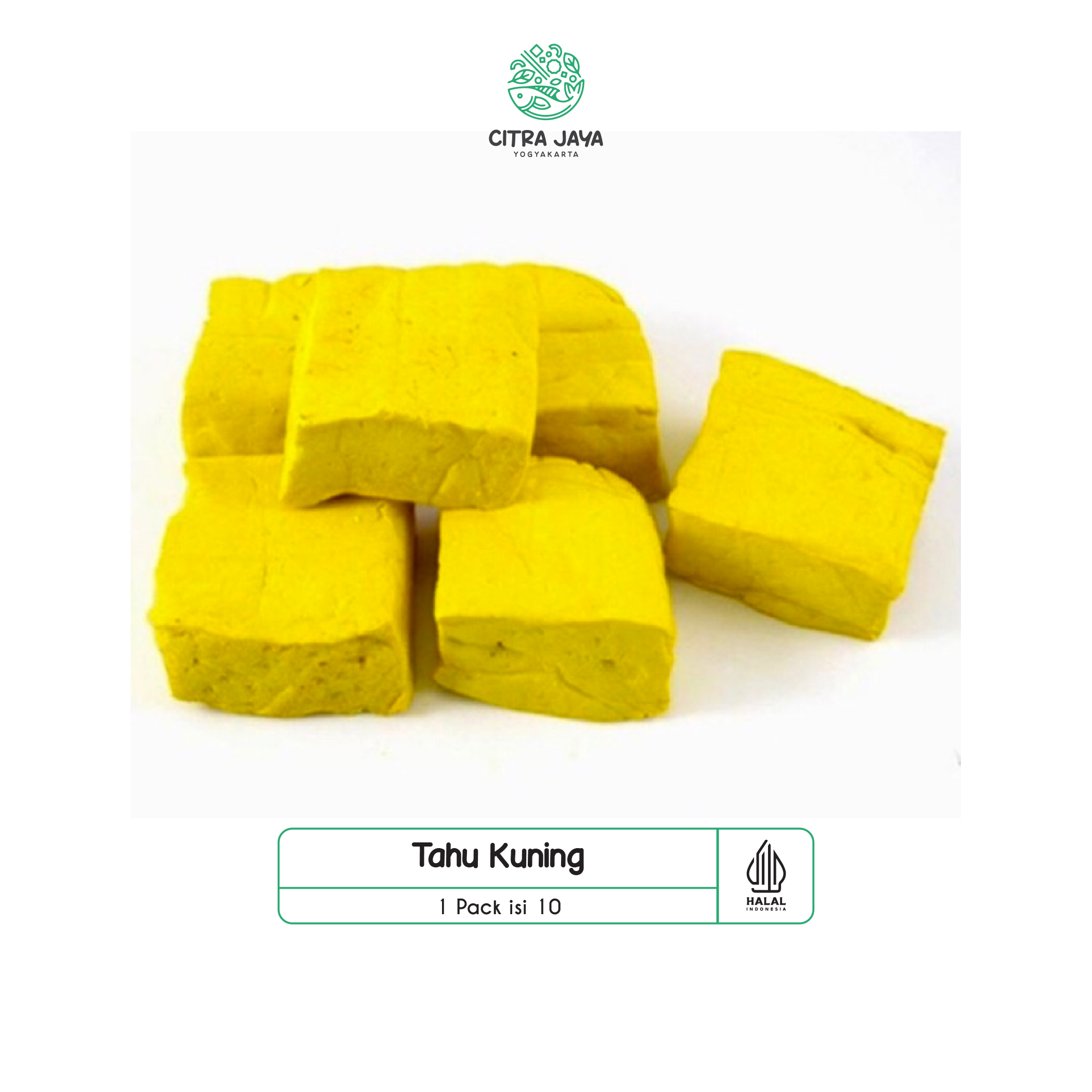Jual Tahu Kuning 1 Pack Isi 10 - Citra Jaya Yogyakarta | Shopee Indonesia