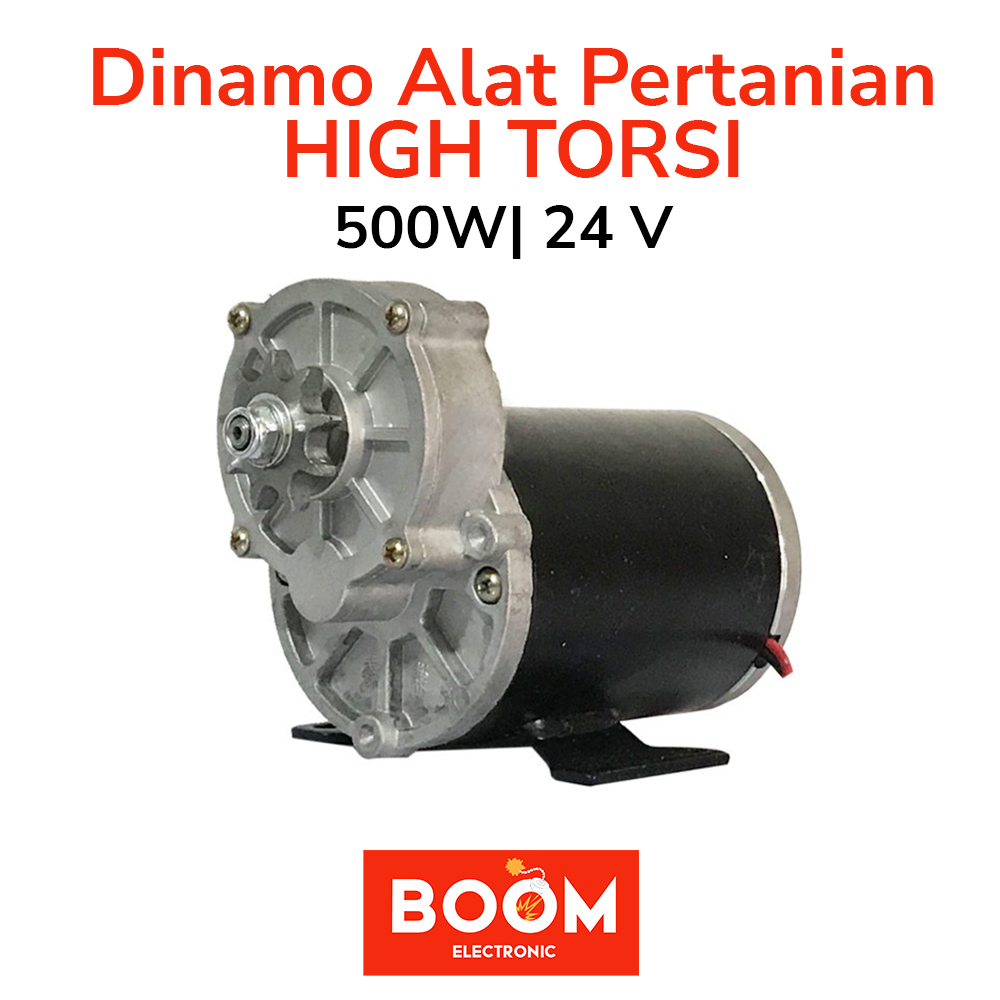Jual Dinamo Motor High Torsi 500W DC24V 200rpm Alat Pertanian (7131) | Shopee Indonesia