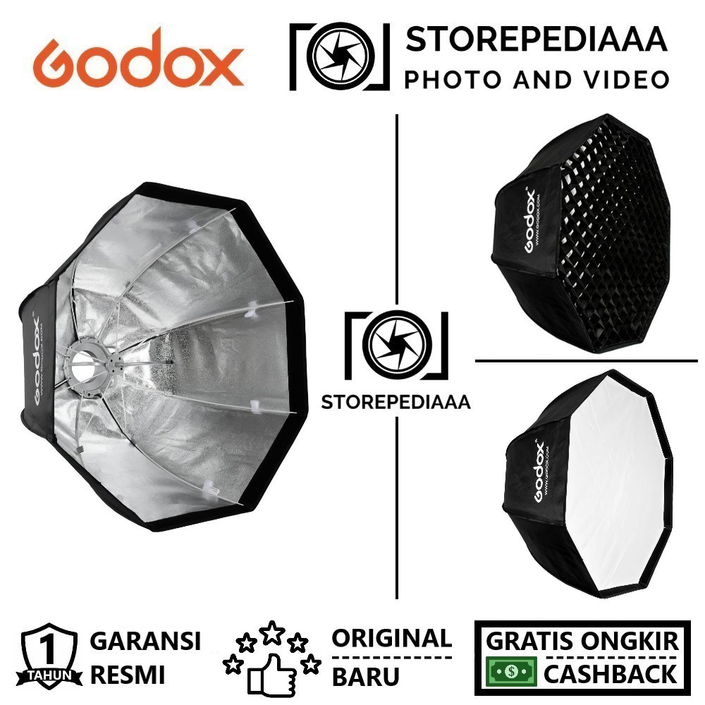 Jual Godox SB-GUE120 Softbox Umbrella Frame with Grid 120cm Bowens ...