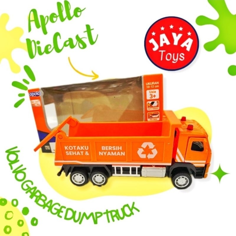 Jual Mobil Diecast Apollo Garbage Dump Truck | Shopee Indonesia