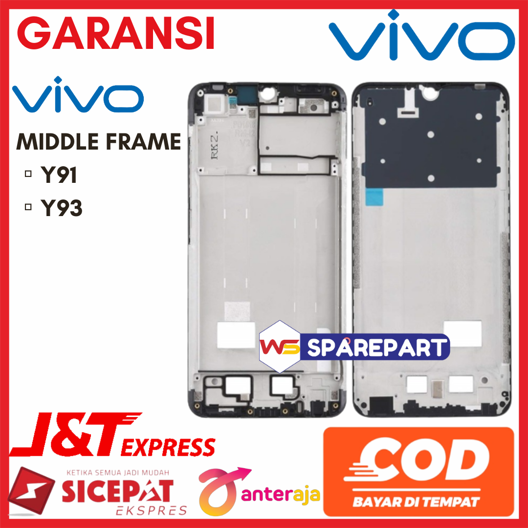 Jual MIDDLE FRAME VIVO Y91 / Y93 / Y95 / Y91i - ORIGINAL FULLSET ...