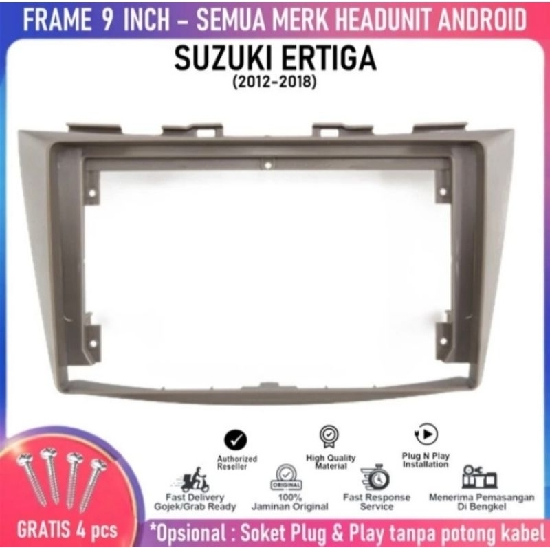 Jual Frame Ertiga lama dan Ertiga baru android 9 inch + soket PNP Suzuki | Shopee Indonesia