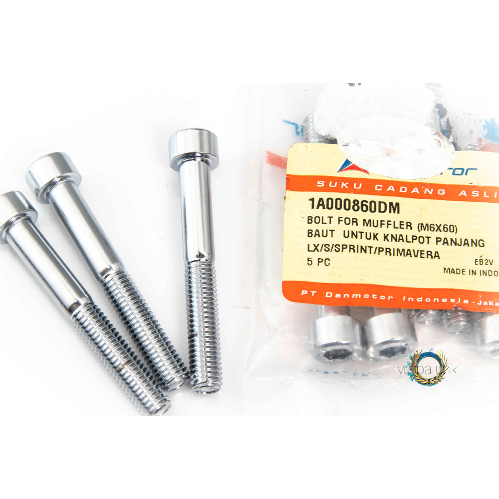 Jual Baut Muffler Baut Knalpot Vespa LX S Sprint Primavera Matic ...