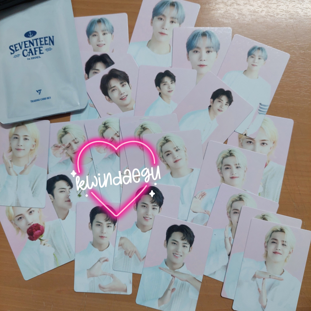 Jual SEVENTEEN CAFE IN SEOUL TRADING CARD SCOUPS JEONGHAN JOSHUA HOSHI WONWOO MINGYU | Shopee ...