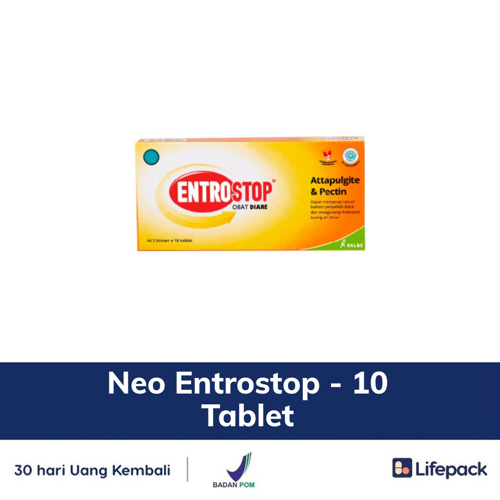Jual Neo Entrostop - 10 Tablet - LIFEPACK | Shopee Indonesia