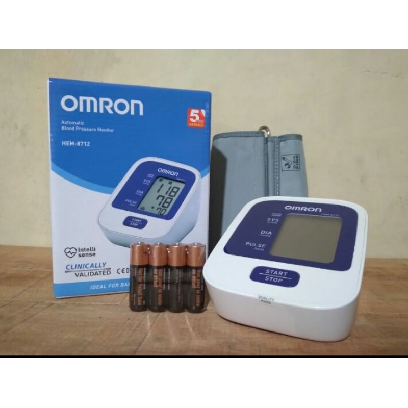 Jual TENSIMETER DIGITAL OMRON HEM-8712 GARANSI RESMI 5 TAHUN / HEM 8712 ...