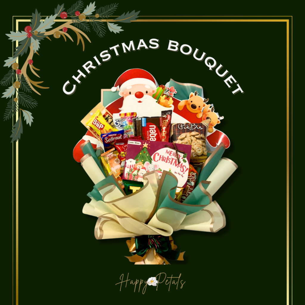 Jual CHRISTMAS SNACK BOUQUET MEDIUM SIZE ll BUKET NATAL | Shopee Indonesia
