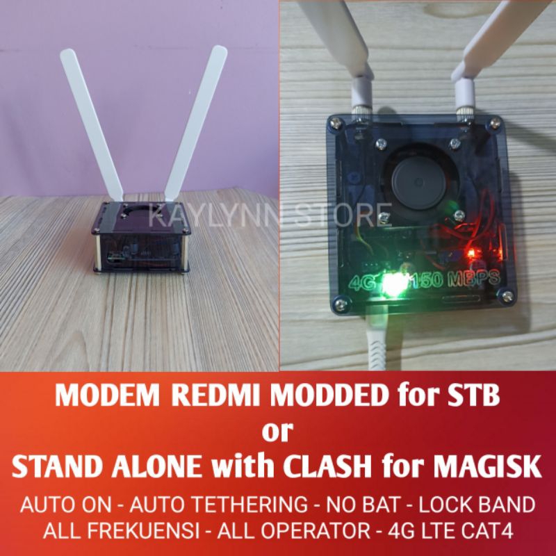 Jual Modem Redmi Modded for STB All Frekuensi Auto On Auto Tether Tanpa ...