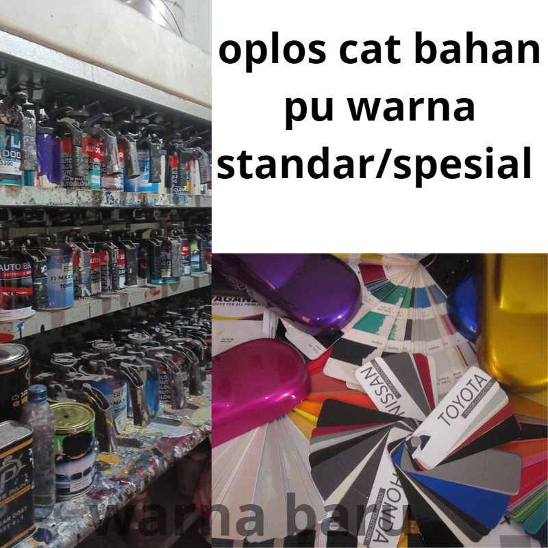Jual cat oplos pu - cat pu - custom warna - 200ml - standart/spesial ...