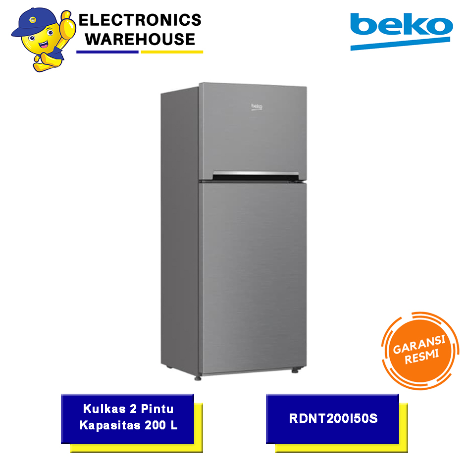 Jual Beko Kulkas 2 Pintu RDNT200I50S Pembeku Atas - Refrigerator 200 ...