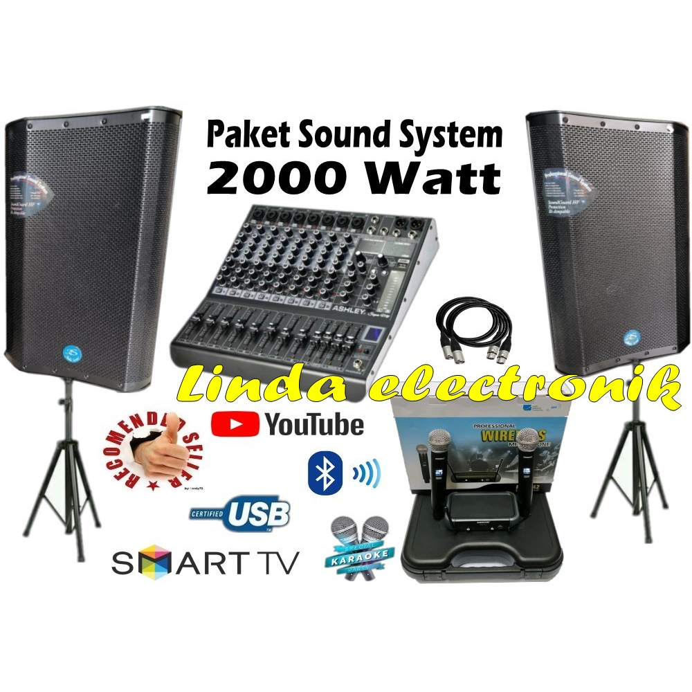 Jual paket sound system 2000 watt audio seven ak800 original | Shopee ...